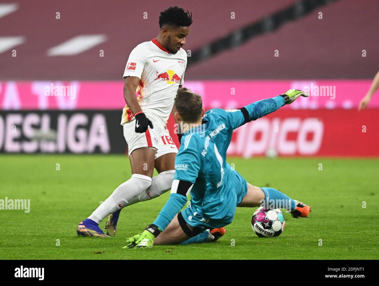 München, Deutschland. Dezember 2020. Fußball: Bundesliga, FC Bayern München - RB Leipzig, 10 ...