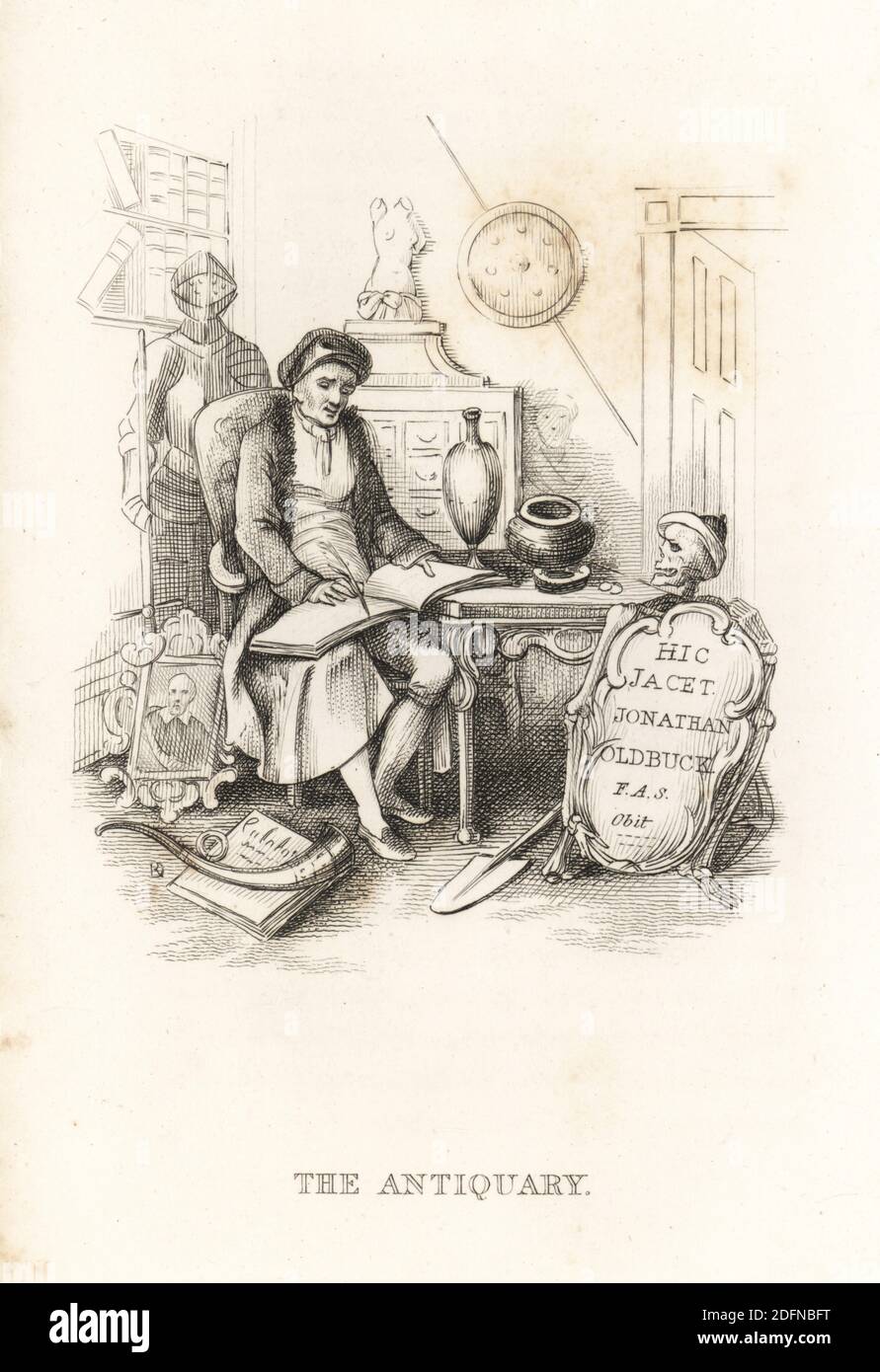 Hic jacet jonathan oldbuck fas obit -Fotos und -Bildmaterial in hoher ...