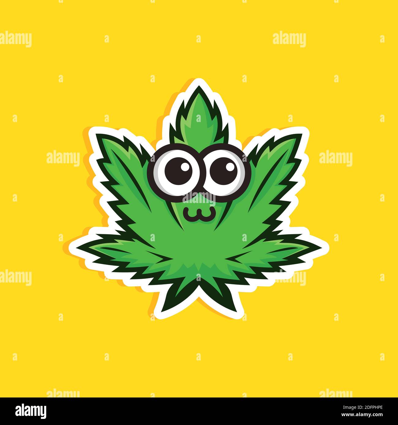 Marijuana cartoon Stock-Vektorgrafiken kaufen - Alamy