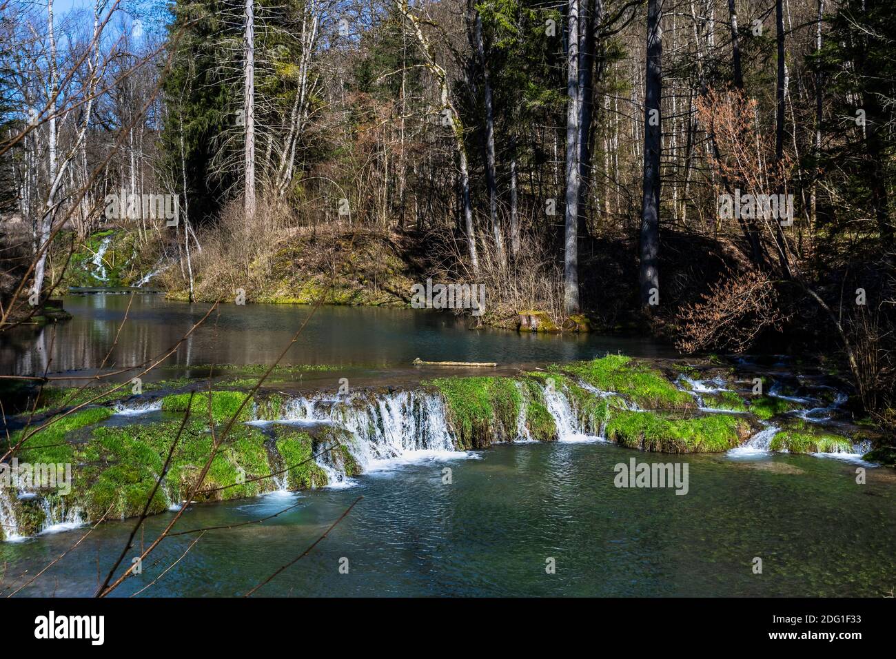 Hasenbach bei der Wimsener Höhle, Hayingen Stockfotografie - Alamy