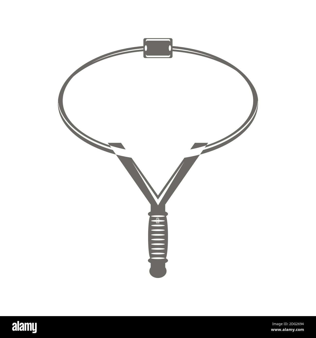 Katapult schleuder isoliert gummi spiel waffe sport leder ...