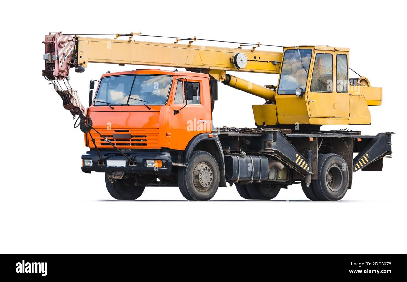 Lkw mit kran -Fotos und -Bildmaterial in hoher Auflösung – Alamy