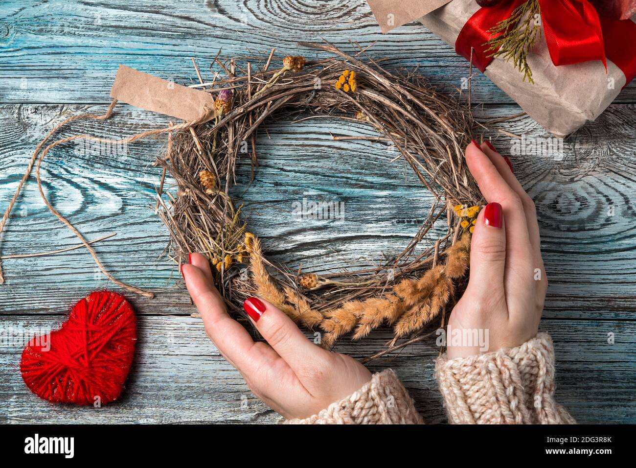 Kranz Hintergrund Stockfotos und -bilder Kaufen - Alamy