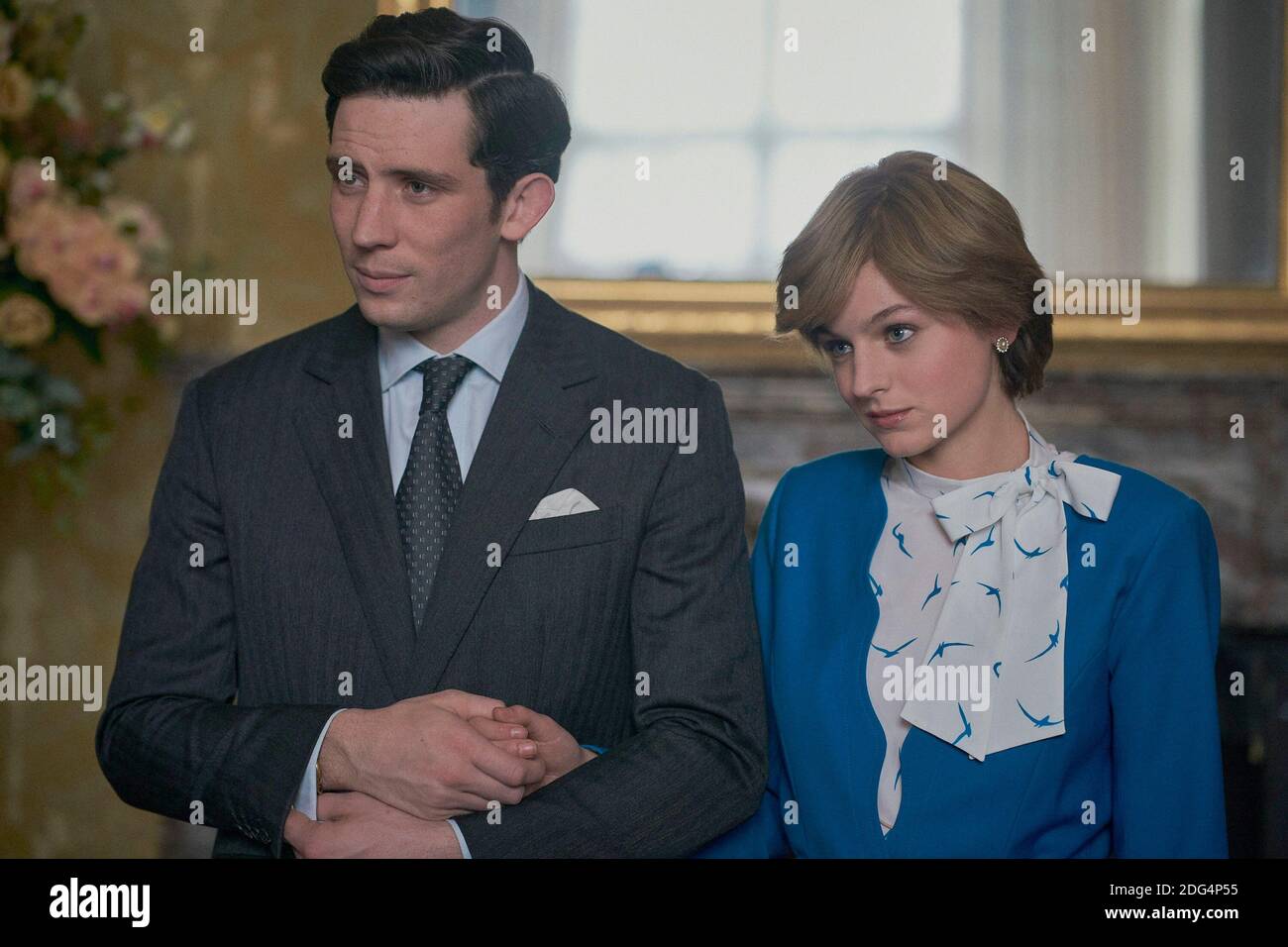 DIE KRONE, von links: Josh O'Connor als Prinz Charles, Emma Corrin als ...