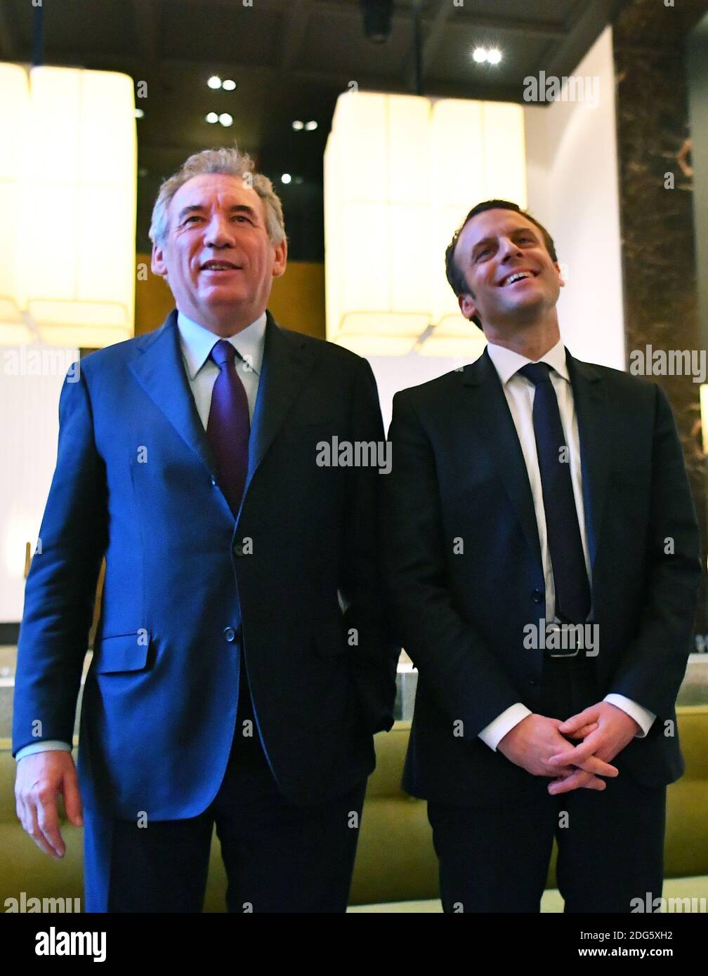 Der ehemalige französische Wirtschaftsminister und Kandidat für die ...