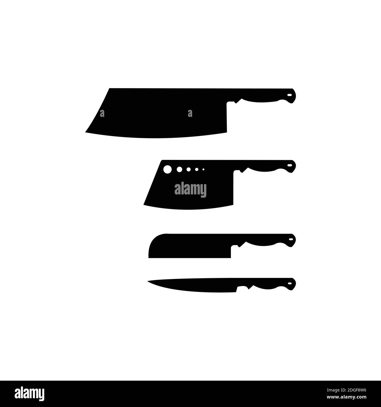 Messer Symbol Abbildung isoliert auf weißem Hintergrund Zeichen Symbol ...