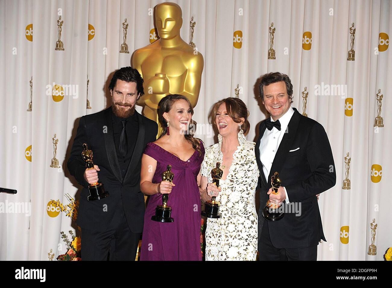 Preisträger der besten Schauspielerpreise Christian Bale, Natalie ...