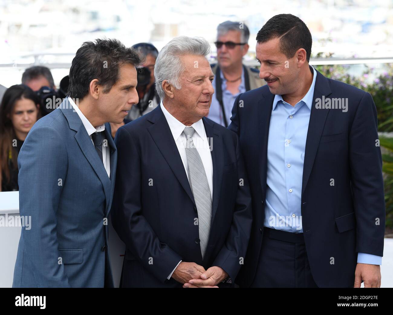Adam Sandler, Dustin Hoffman und Ben Stiller bei der Meyerwitz Stories ...