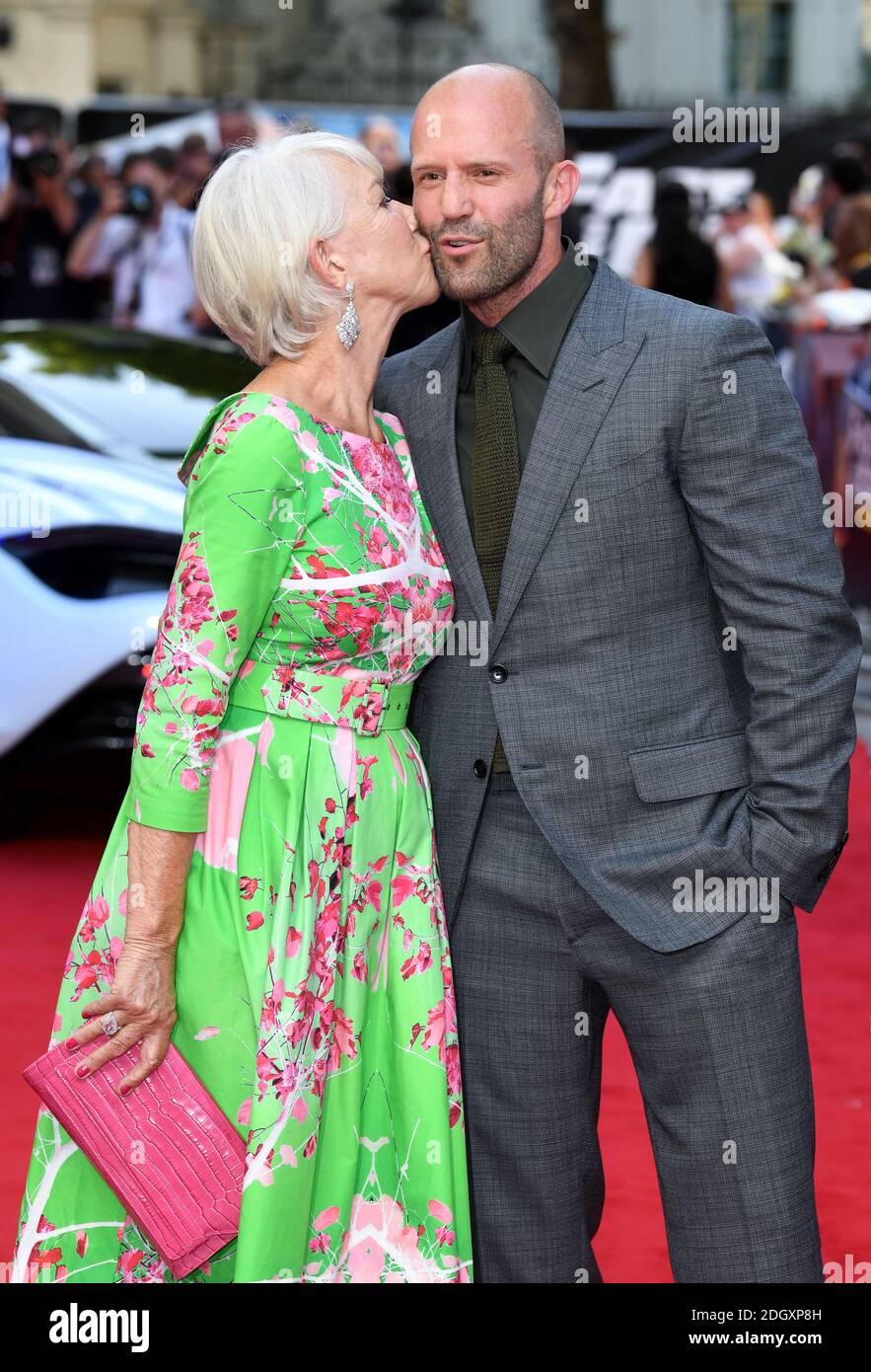 Dame Helen Mirren und Jason Statham bei der Sondervorführung Fast ...