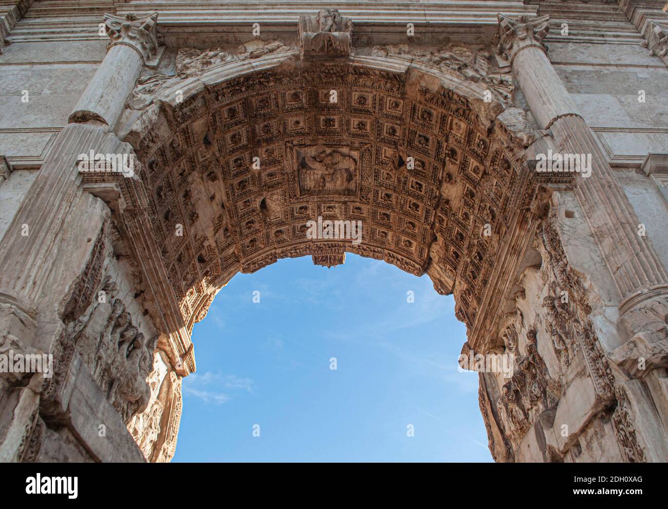 Der Bogen Von Septimius Severus Stockfotos und -bilder Kaufen - Alamy