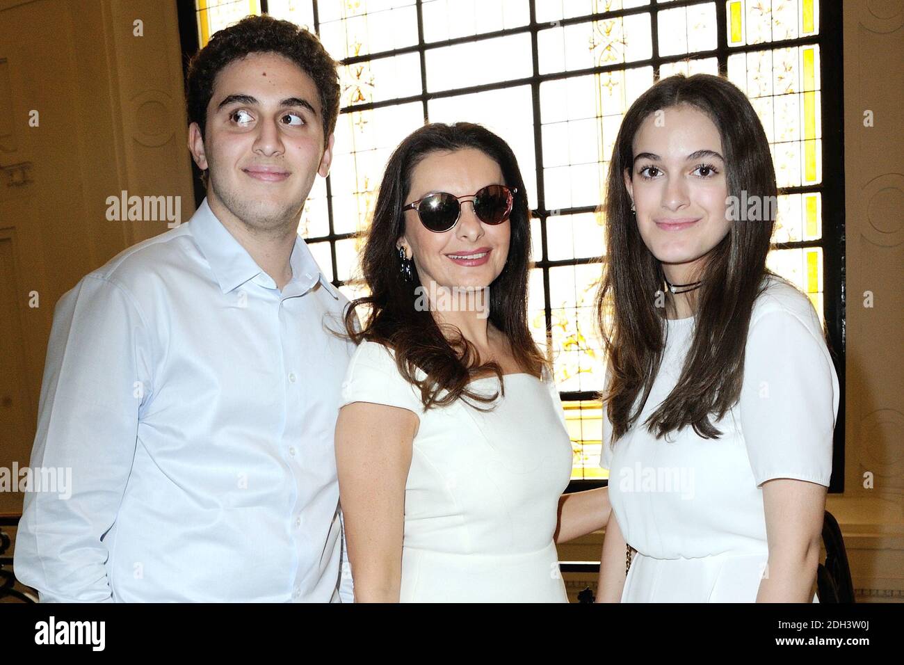 Die Frau des libanesischen Premierministers Saad Hariri Lara Hariri mit ...