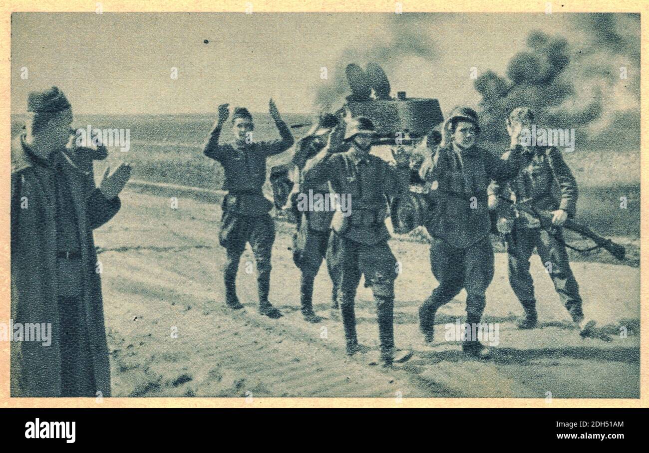 RUSSLAND - 22. JUNI 1941: Deutsche Truppen starteten Operation ...