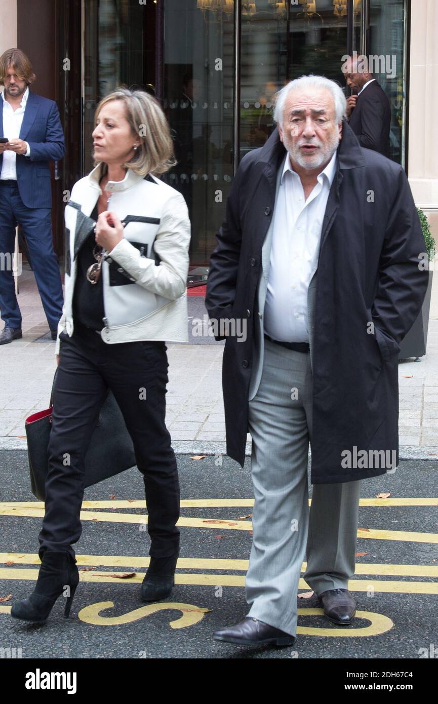 Dominique Strauss-Kahn und ihre Freundin Myriam L'Aouffir verlassen das ...