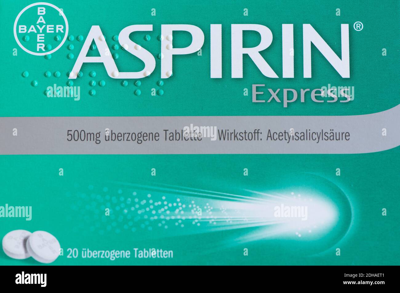 Bayer aspirin pills -Fotos und -Bildmaterial in hoher Auflösung – Alamy