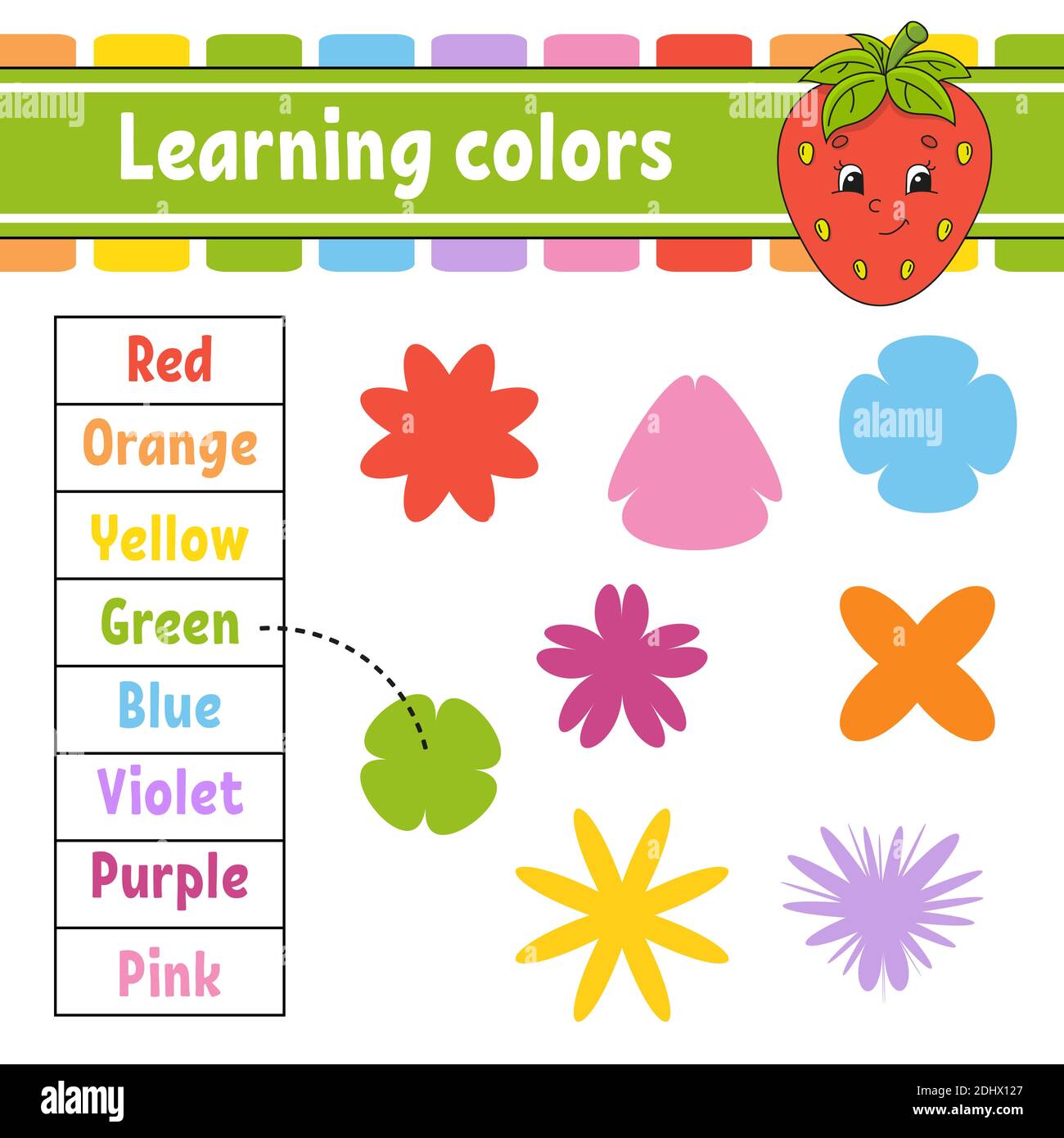 Farben lernen. Arbeitsblatt zur Entwicklung von Schulungen ...