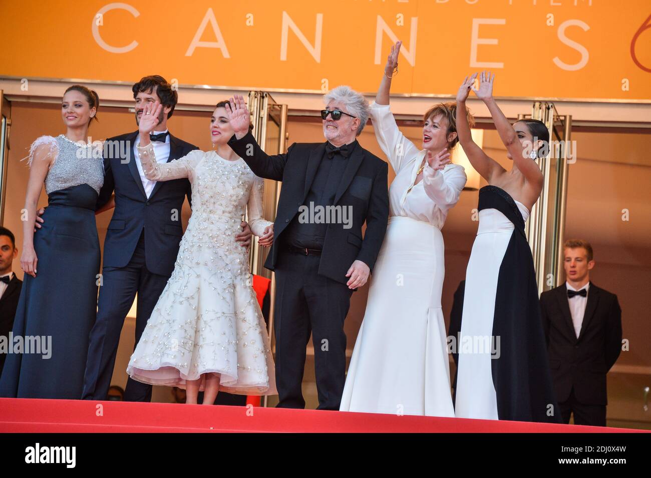 Inma Cuesta, Emma Suarez, Regisseur Pedro Almodovar, Adriana Ugarte ...