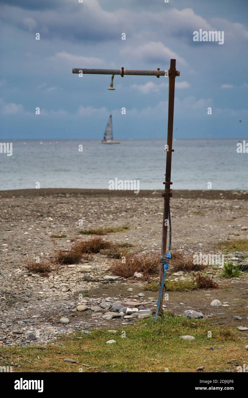 Dusche am strand -Fotos und -Bildmaterial in hoher Auflösung – Alamy