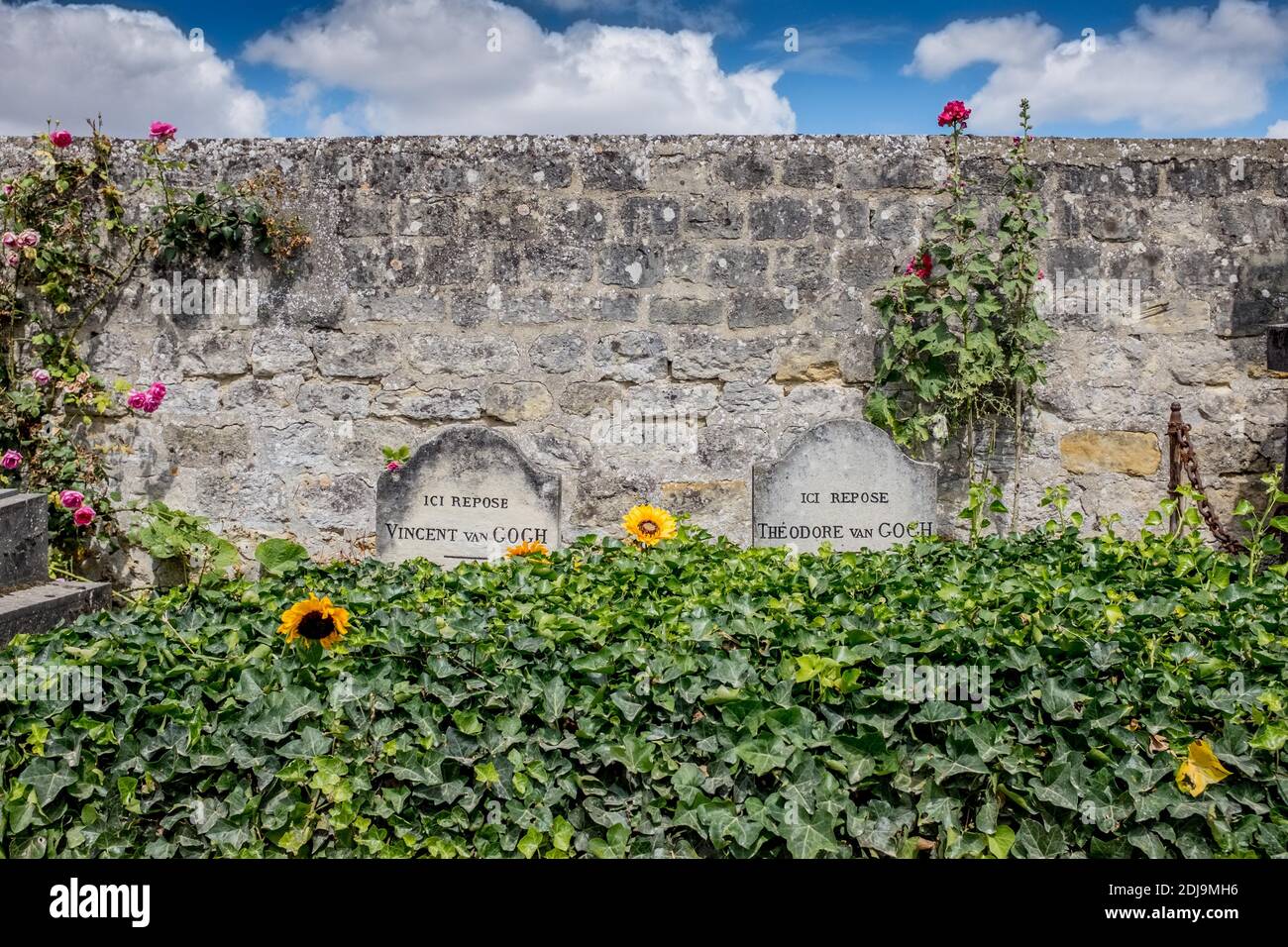 Datei - Illustration Vincent Van Gogh - die Gräber von Vincent und Theo ...
