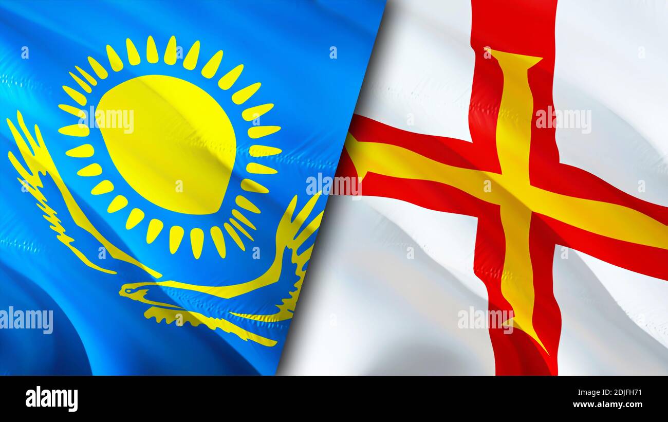 Kasachstan guernsey flagge -Fotos und -Bildmaterial in hoher Auflösung – Alamy