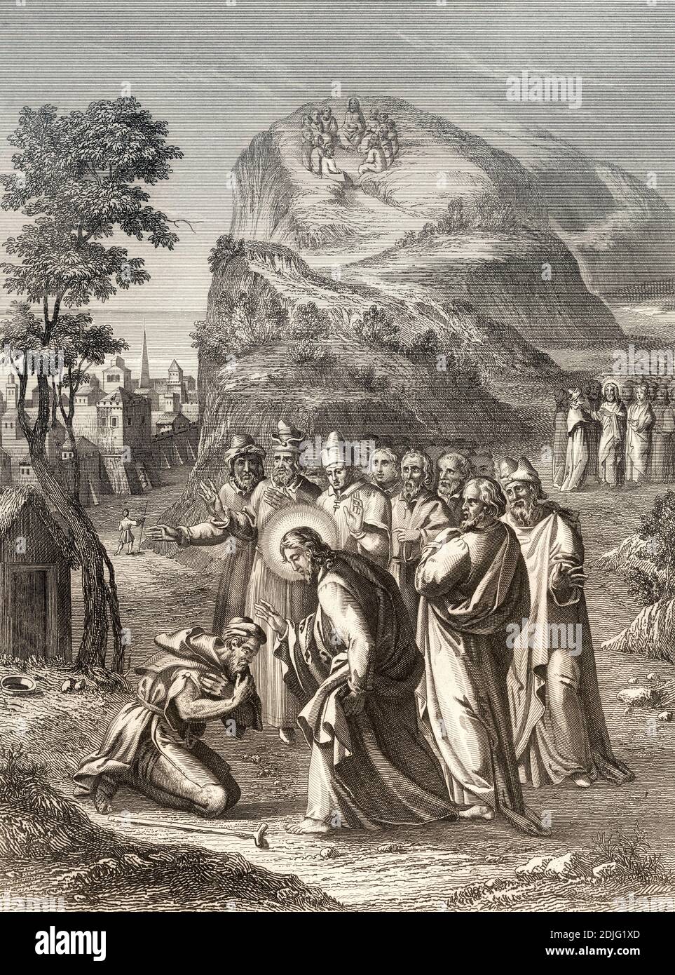 Heilung eines aussätzigen -Fotos und -Bildmaterial in hoher Auflösung ...