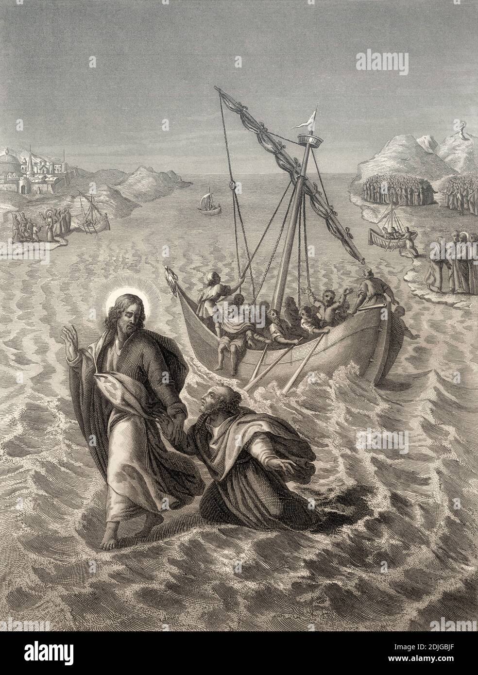Sturm Auf Dem See Von Galiläa Stockfotos und -bilder Kaufen - Alamy