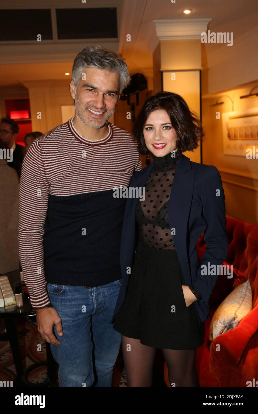 Francois Vincentelli et sa compagne Alice Dufour lors de la soiree de ...