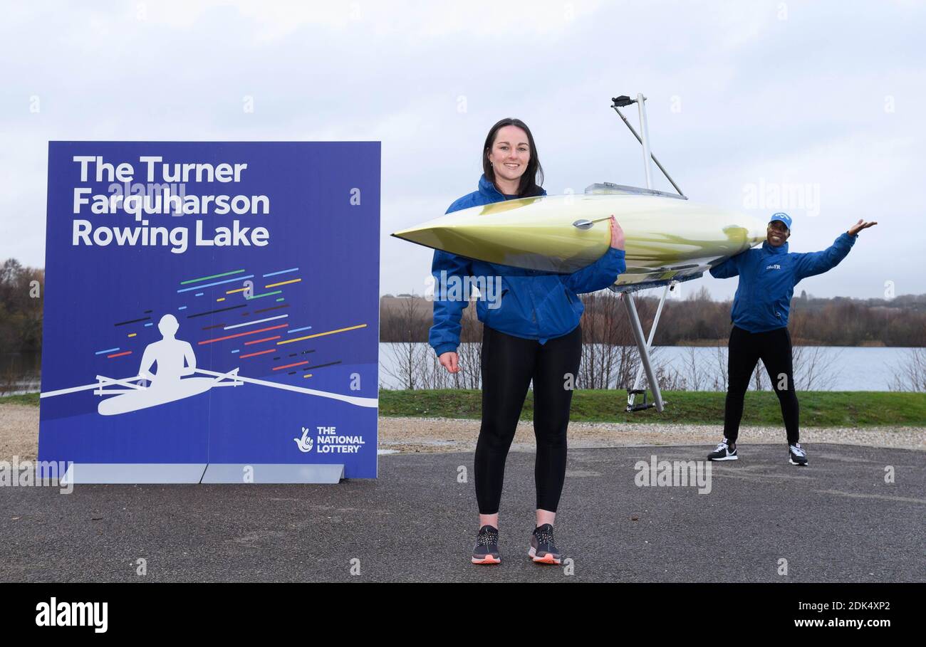EDITORIAL USE ONLY (Left to right) Isobel Turner and Lawrence ...