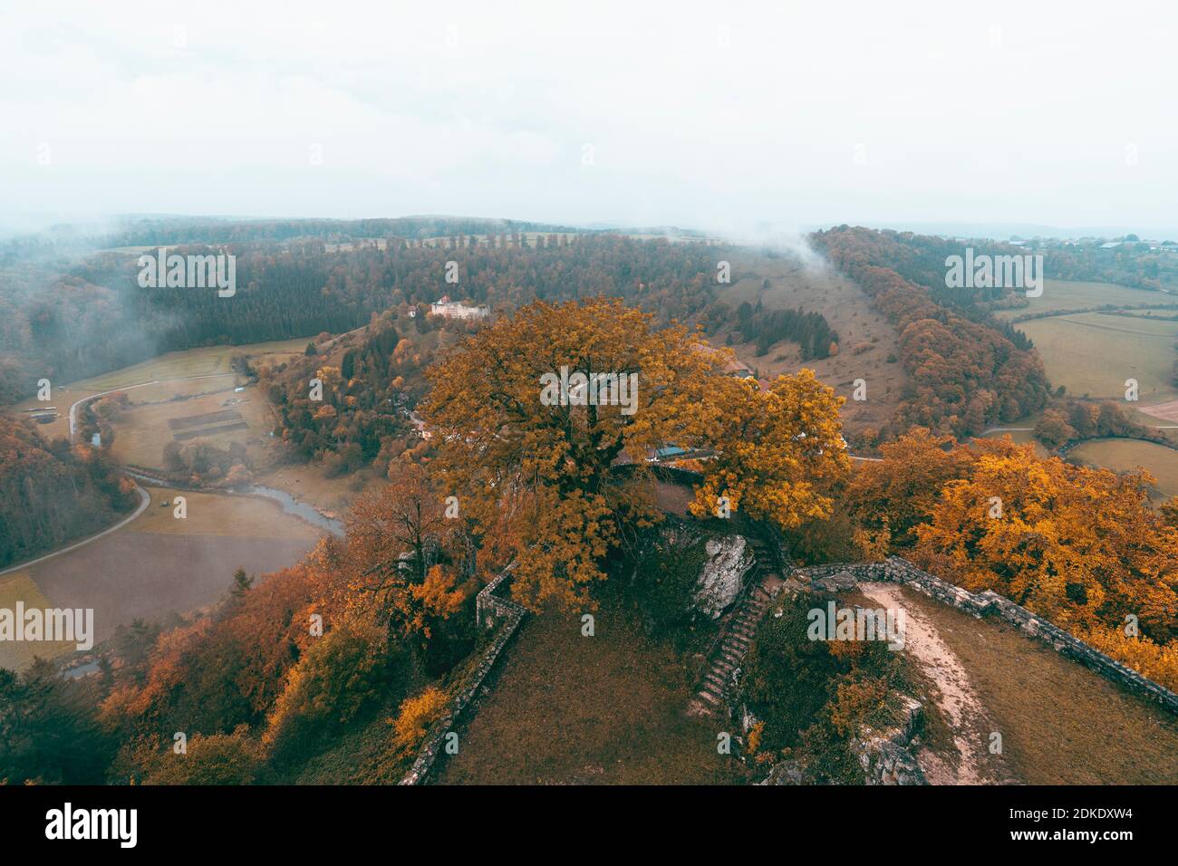 Ruine, Schloss Gundelfingen, Lautertal, Großer Lauter, Schwäbische Alb ...