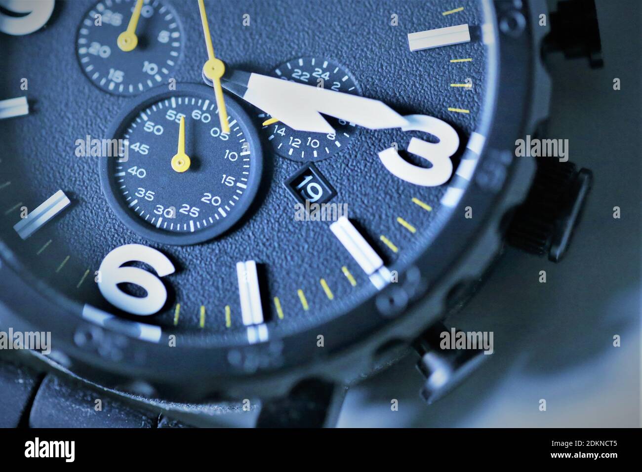 Ein Bild einer Uhr, Zeit Stockfotografie - Alamy