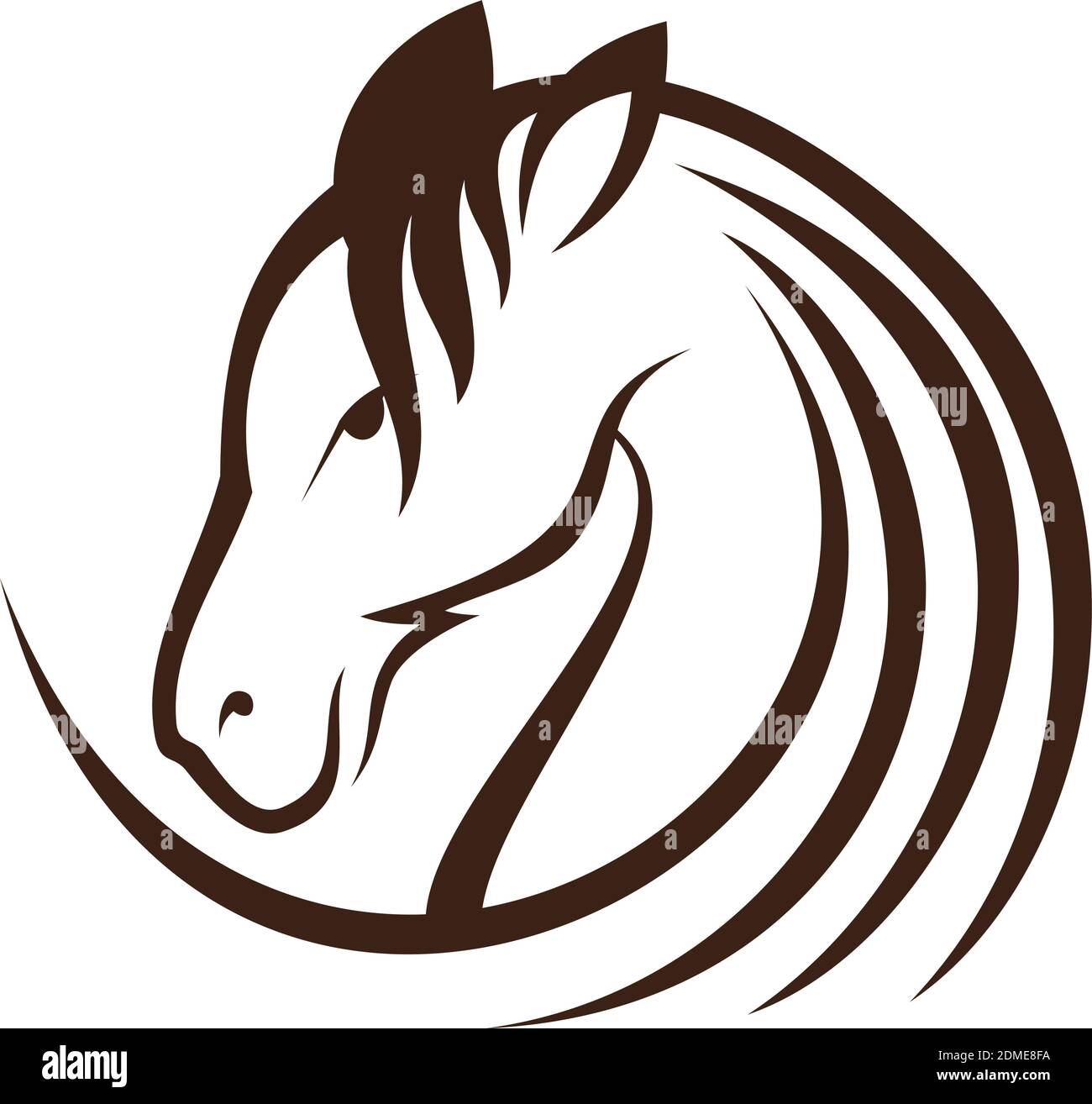 Pferd symbol Stock-Vektorgrafiken kaufen - Alamy