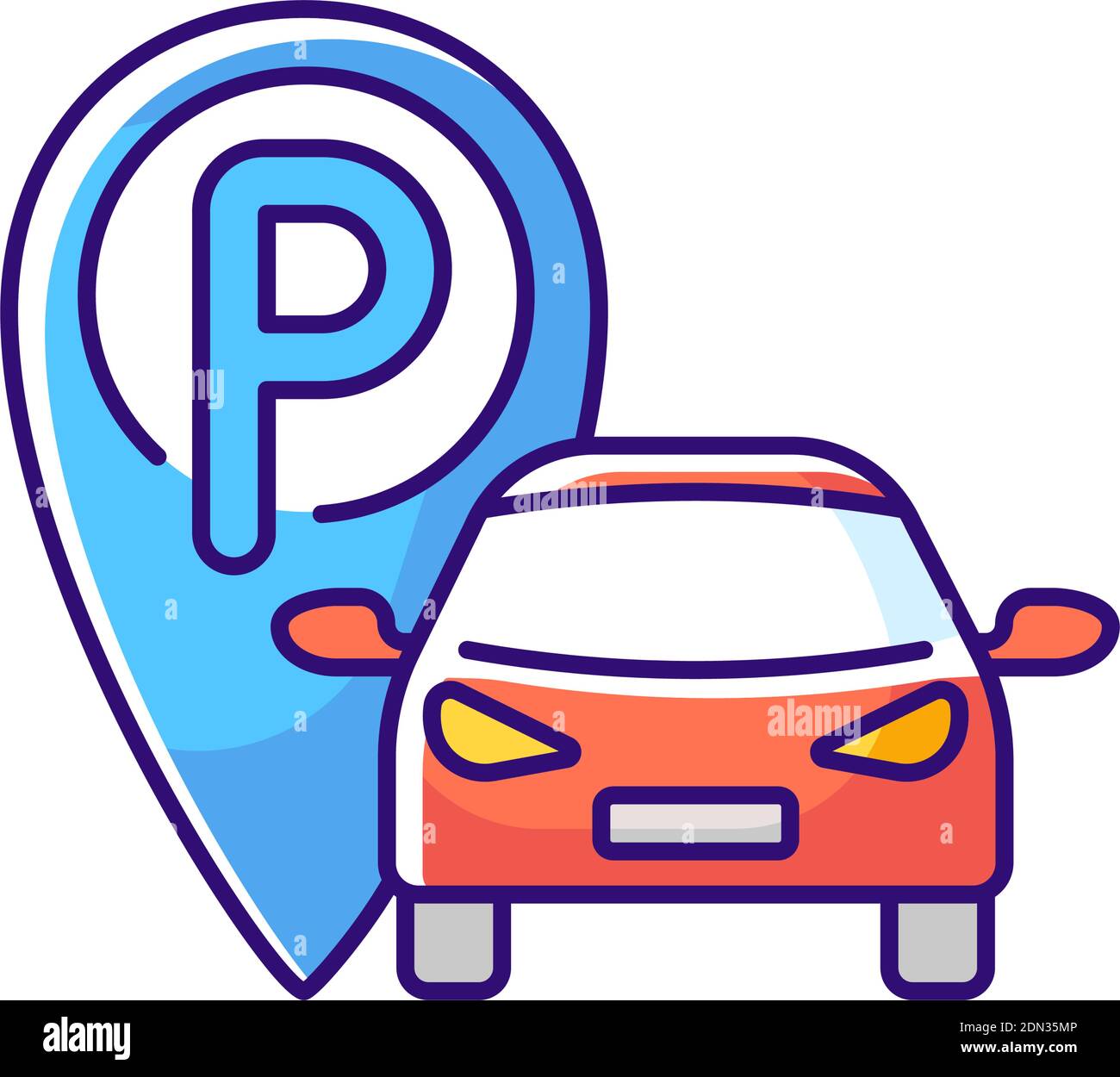 Parkplatz logo Stock-Vektorgrafiken kaufen - Alamy