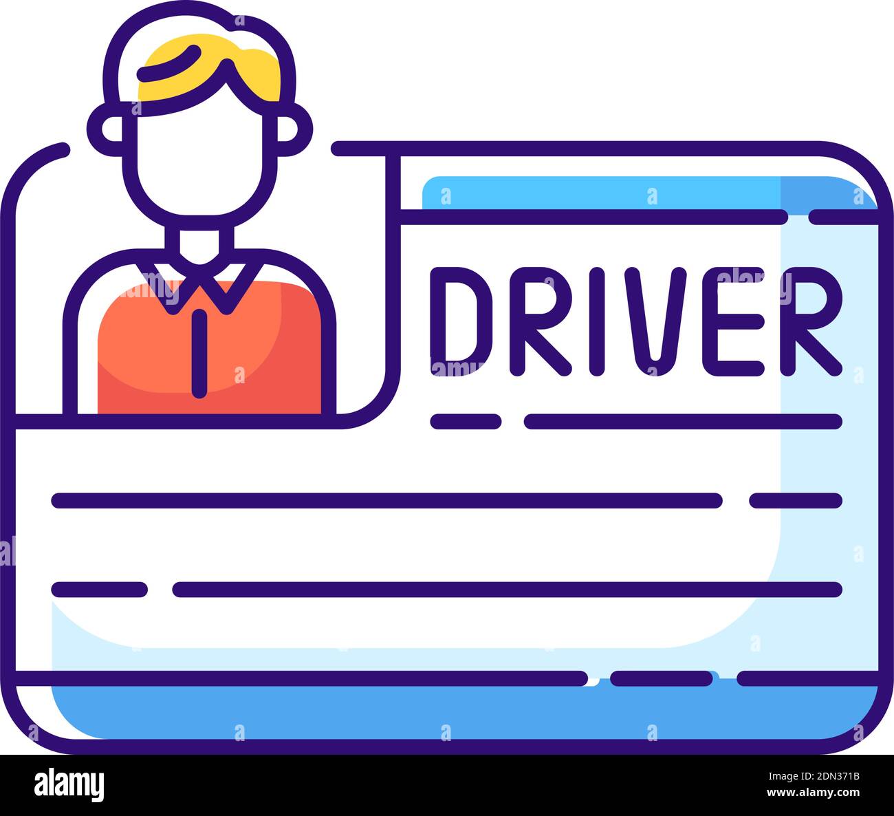 Drivers license Stock-Vektorgrafiken kaufen - Alamy