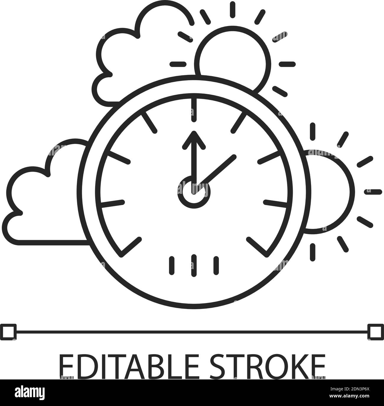 Barometer symbol Schwarzweiß-Stockfotos und -bilder - Alamy