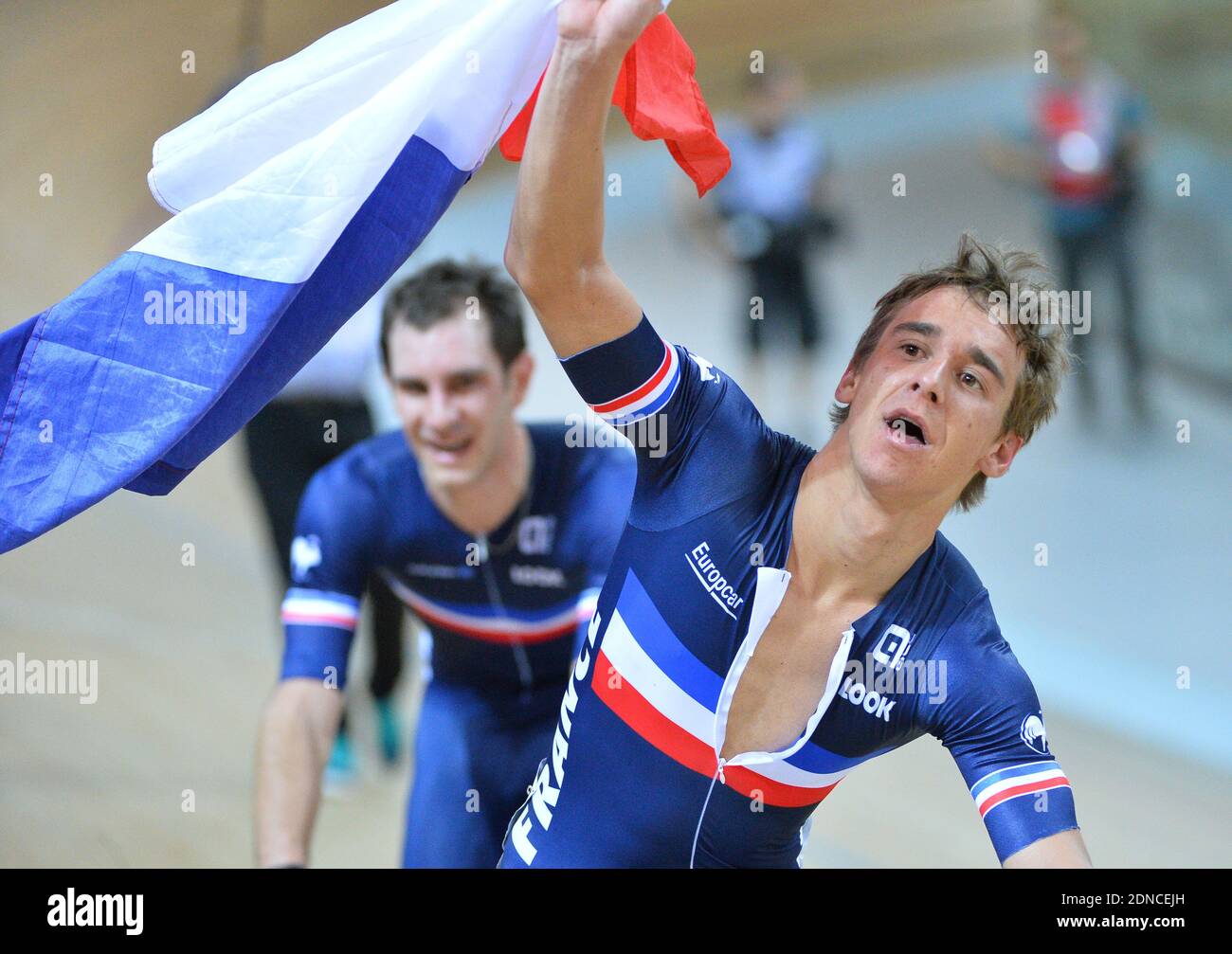 Die Franzosen Bryan Coquard und Morgan Kneisky treten am 22. Februar ...