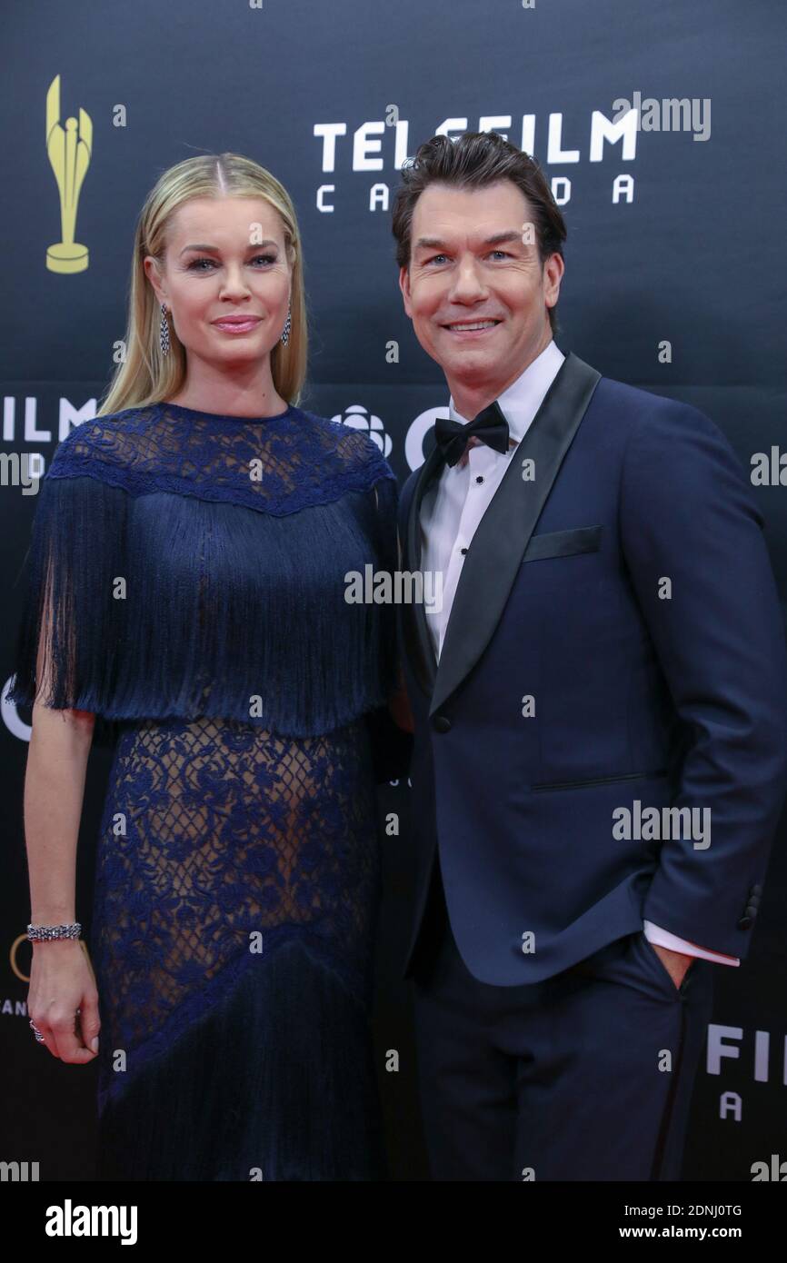Rebecca Romijn and Jerry O'Connell attend the 2019 Canadian Screen ...