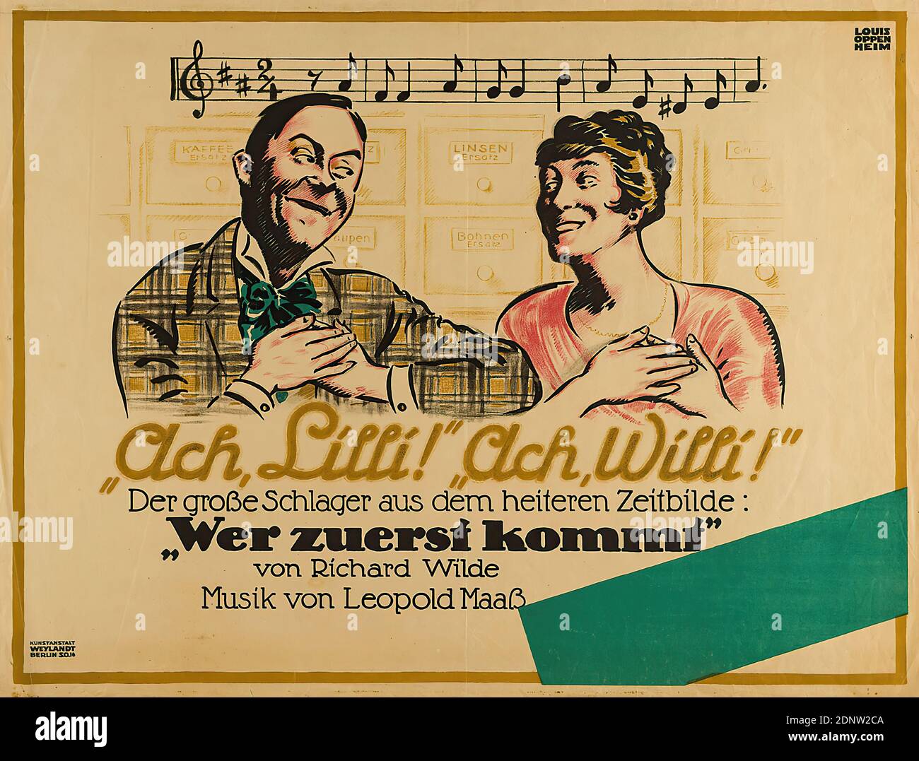 Louis Oppenheim, Kunstanstalt Weylandt, Ach, Lilli! Oh, Willi! Der ...