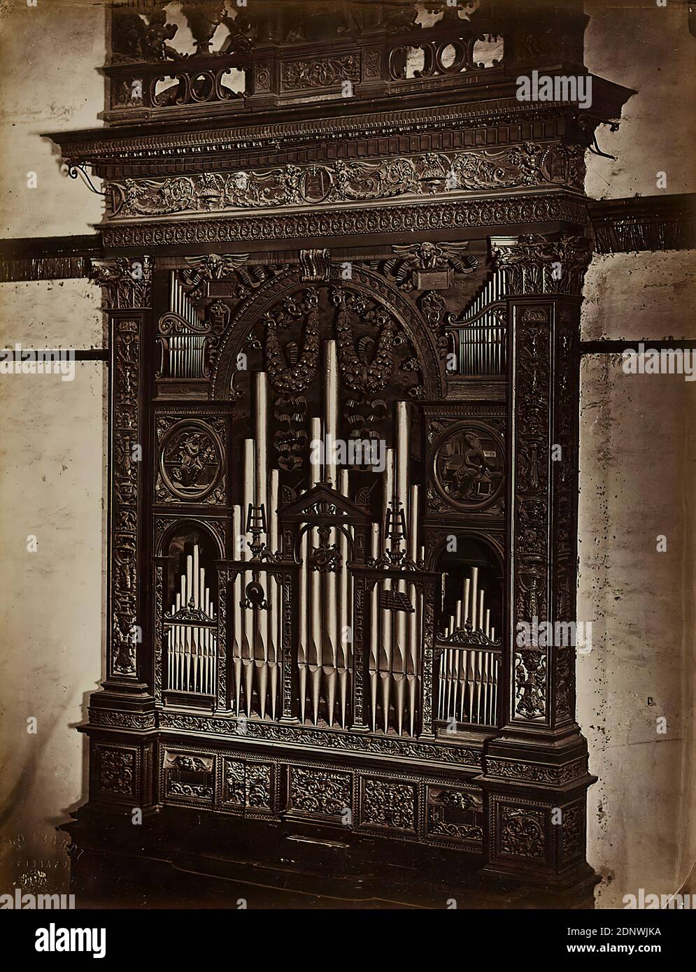 Paolo Lombardi, der Organist in S. Maria della Scala in Siena, Albumin ...