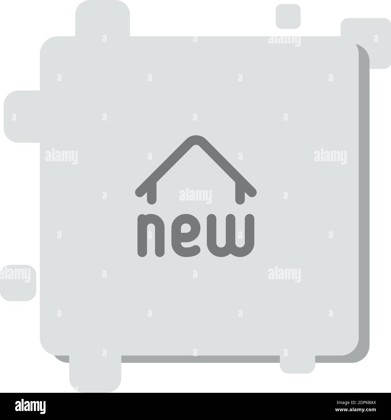 Neues Vektor-Symbol Moderne einfache Vektor-Illustration Stock ...