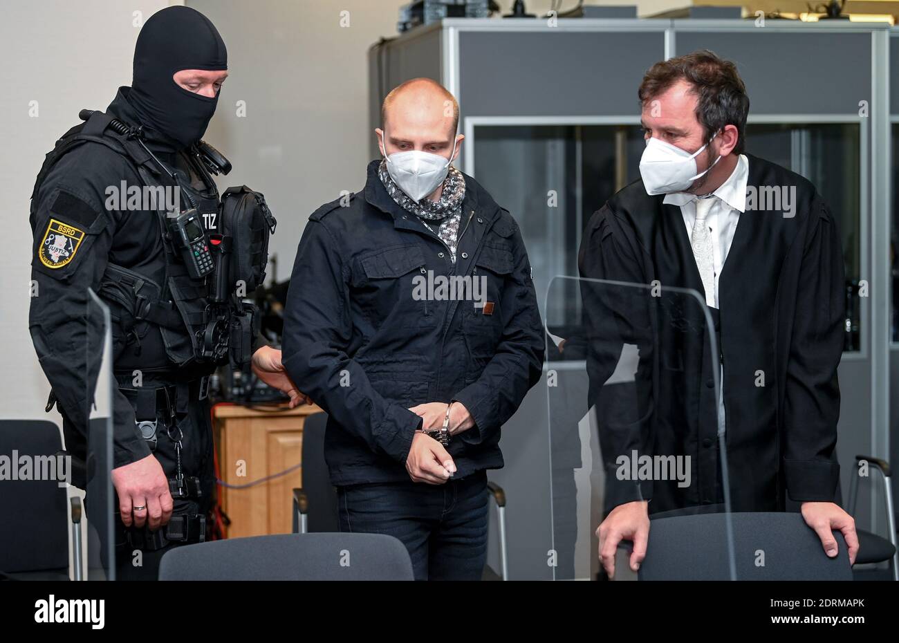 Magdeburg, Deutschland. Dezember 2020. Der Angeklagte Stephan Balliet ...