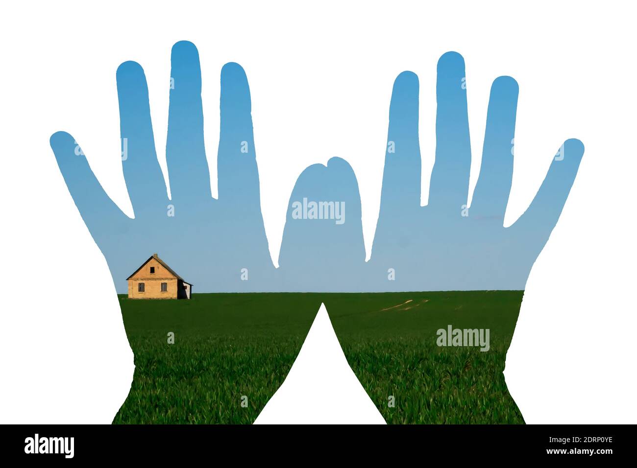 Armes feld Ausgeschnittene Stockfotos und -bilder - Alamy