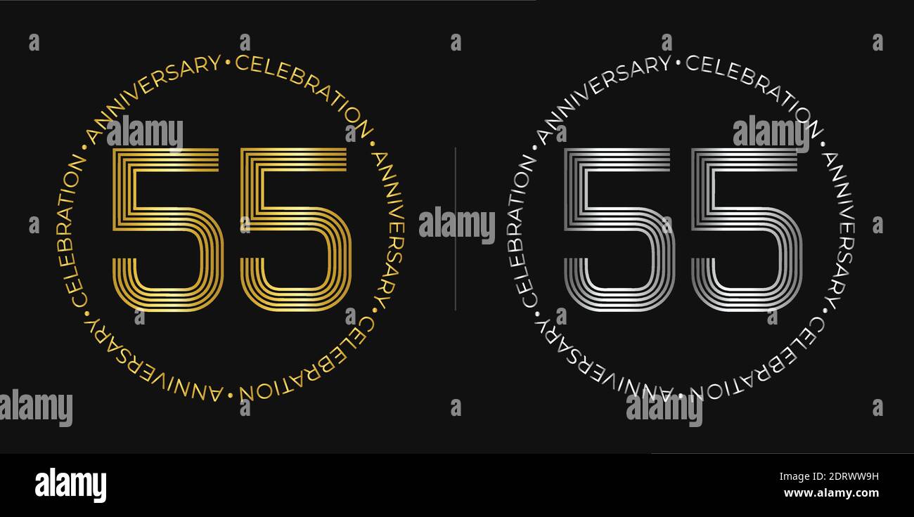 55 jahre geburtstag logo -Fotos und -Bildmaterial in hoher Auflösung ...