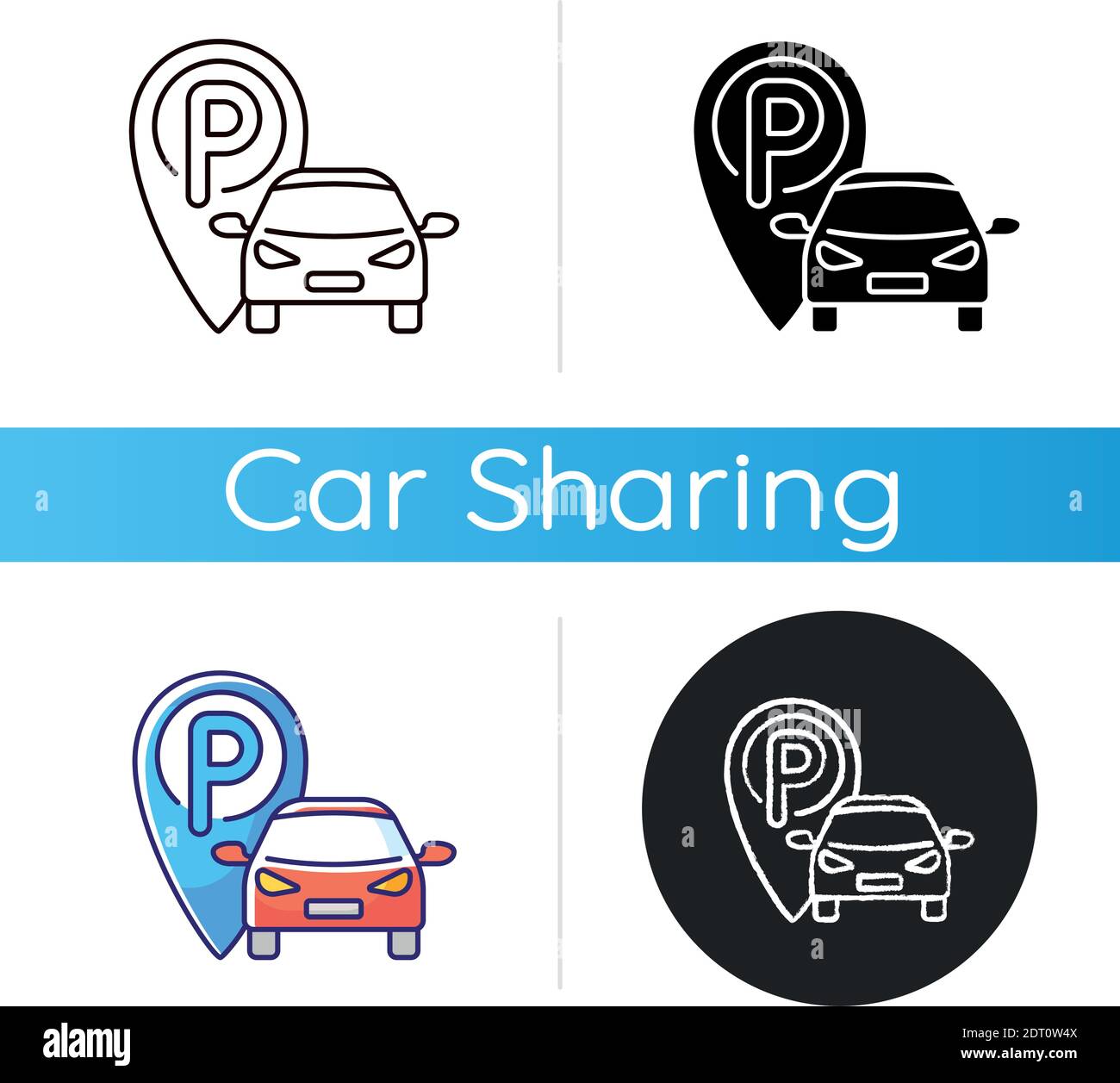 Parkplatz logo Stock-Vektorgrafiken kaufen - Alamy