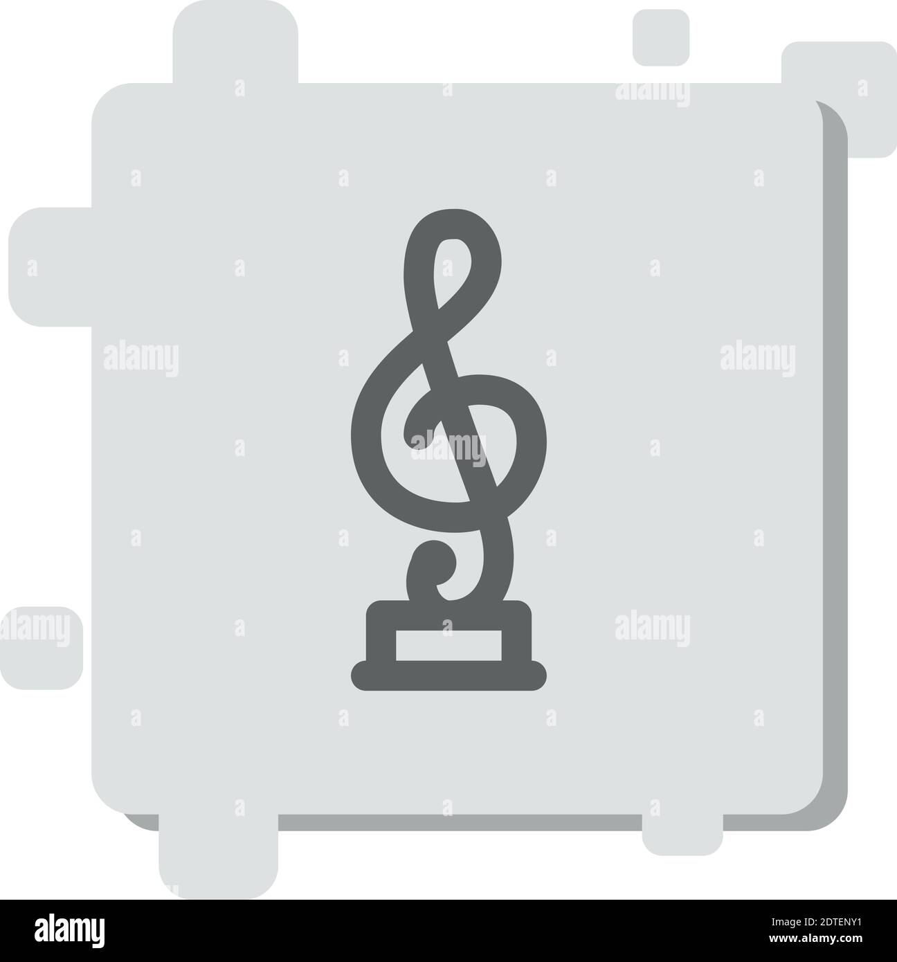 Music Award Vektor-Symbol Moderne einfache Vektor-Illustration Stock ...