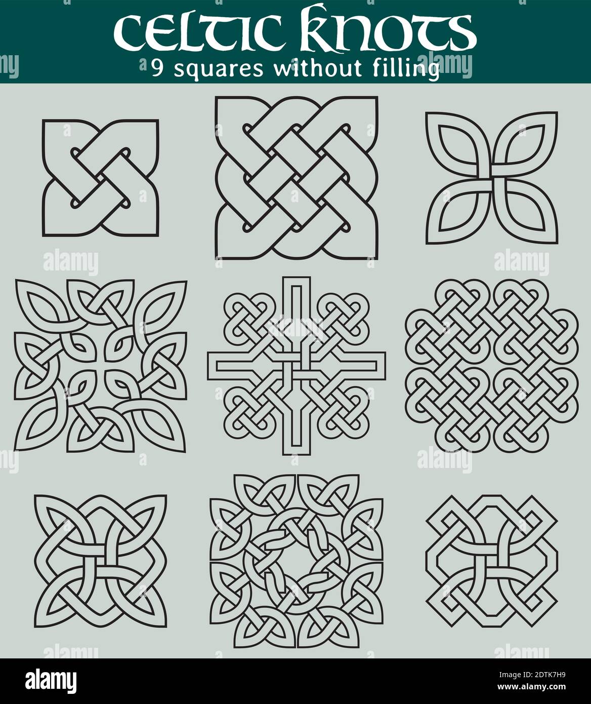 Keltische muster Stock-Vektorgrafiken kaufen - Alamy