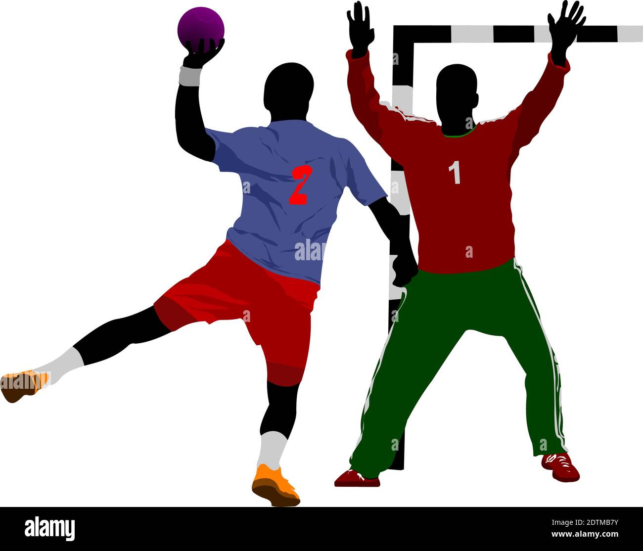 Colored handball -Fotos und -Bildmaterial in hoher Auflösung – Alamy