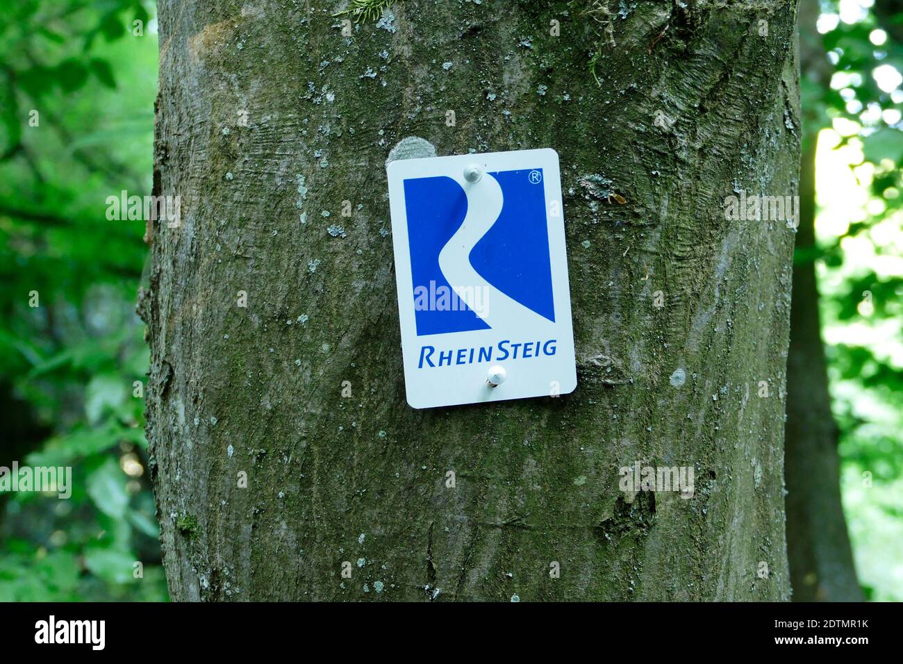 Rheinsteig Schild Stockfotos und -bilder Kaufen - Alamy