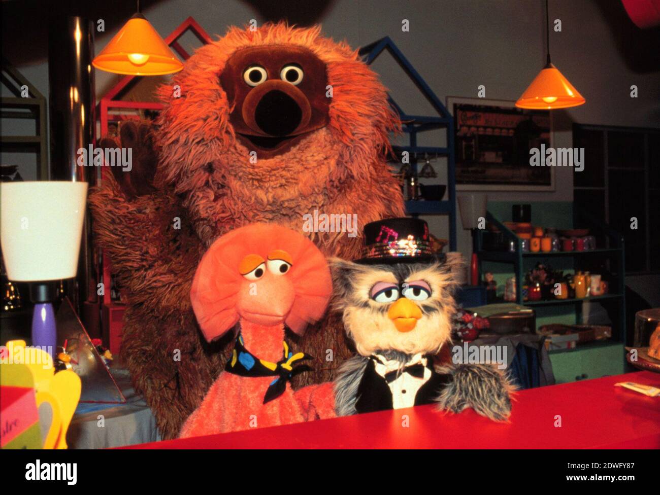 SESAMSTRASSE, TV Serie für Kinder, auf dem Bild: SAMSON und TIFFY ...