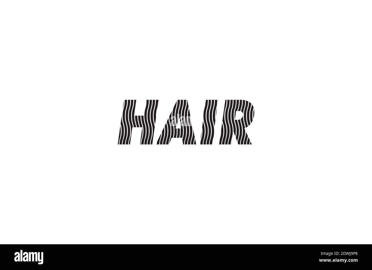 Haare logo Stock-Vektorgrafiken kaufen - Alamy