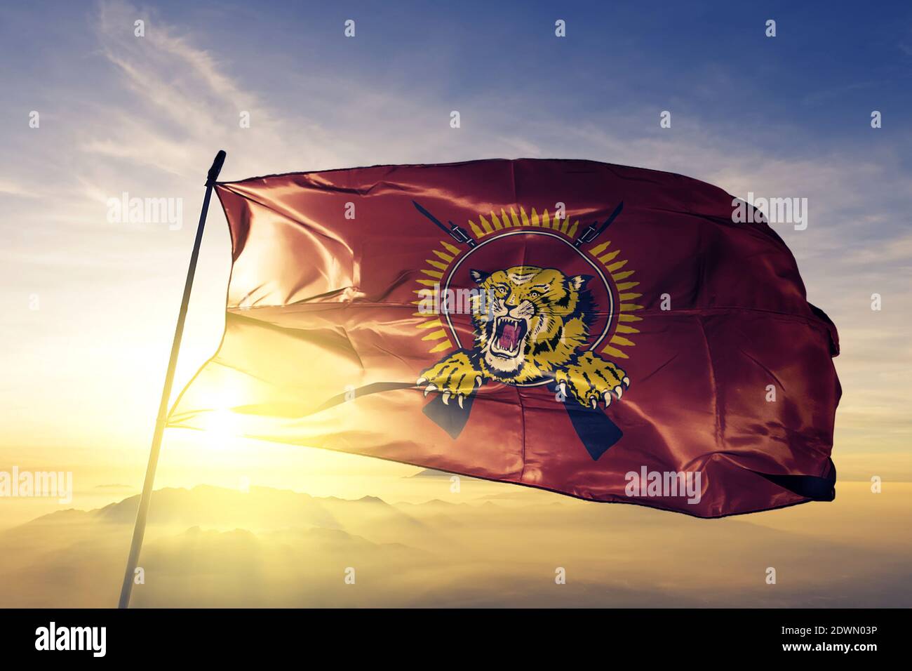 Tamil Eelam Flag Stockfotos und -bilder Kaufen - Alamy