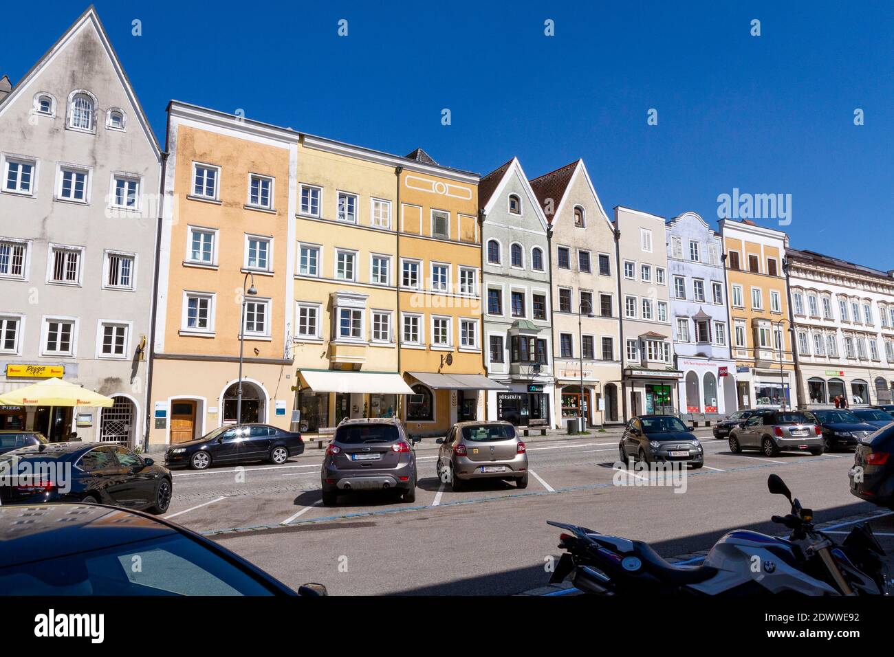Stadtplatz in Braunau am Inn, Oberösterreich, Österreich ...